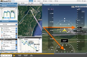 CDI display in cockpit view | All Things CloudAhoy